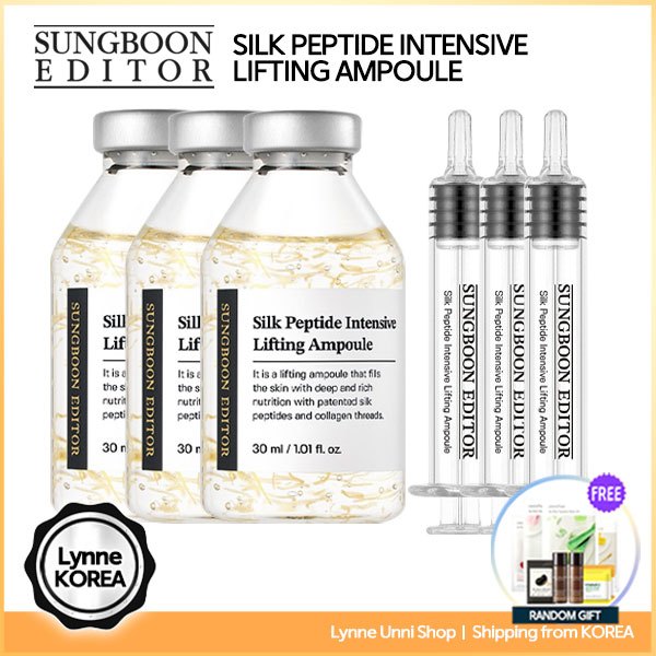 [1/3P] SUNGBOON EDITOR Peptide Silk Ampoule / Lifting Serum 35ml | Shopee Malaysia