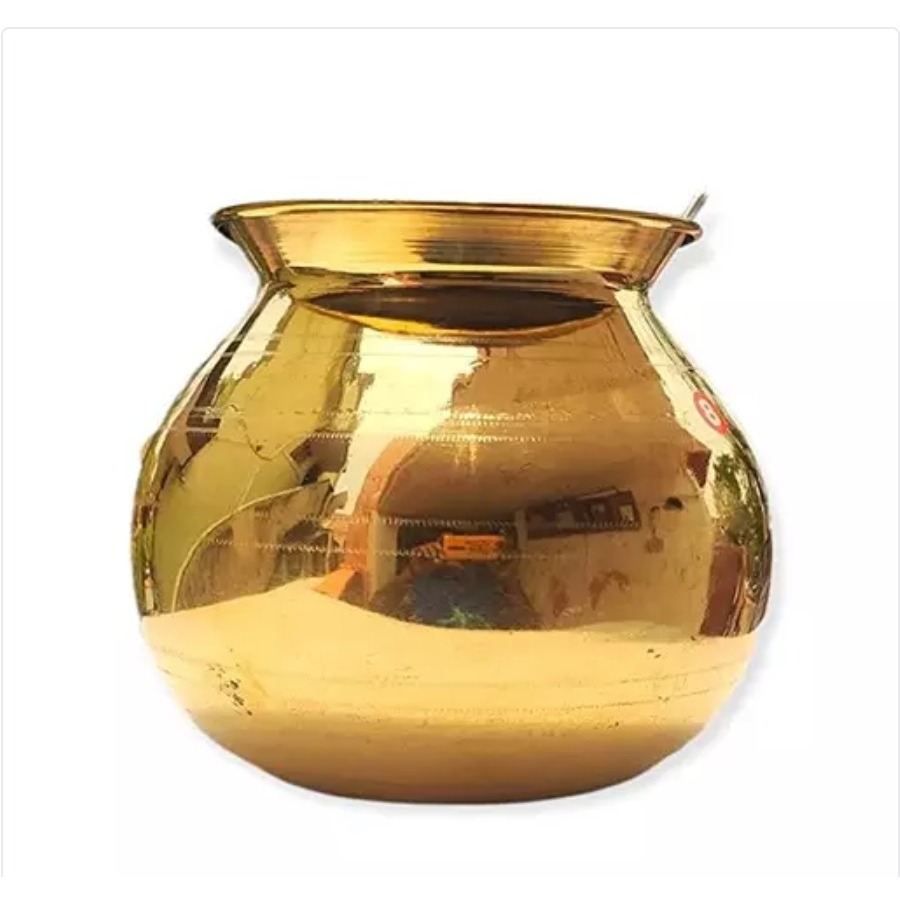 Brass Pongal Pot 1 Piece (Gold) | Shopee Malaysia