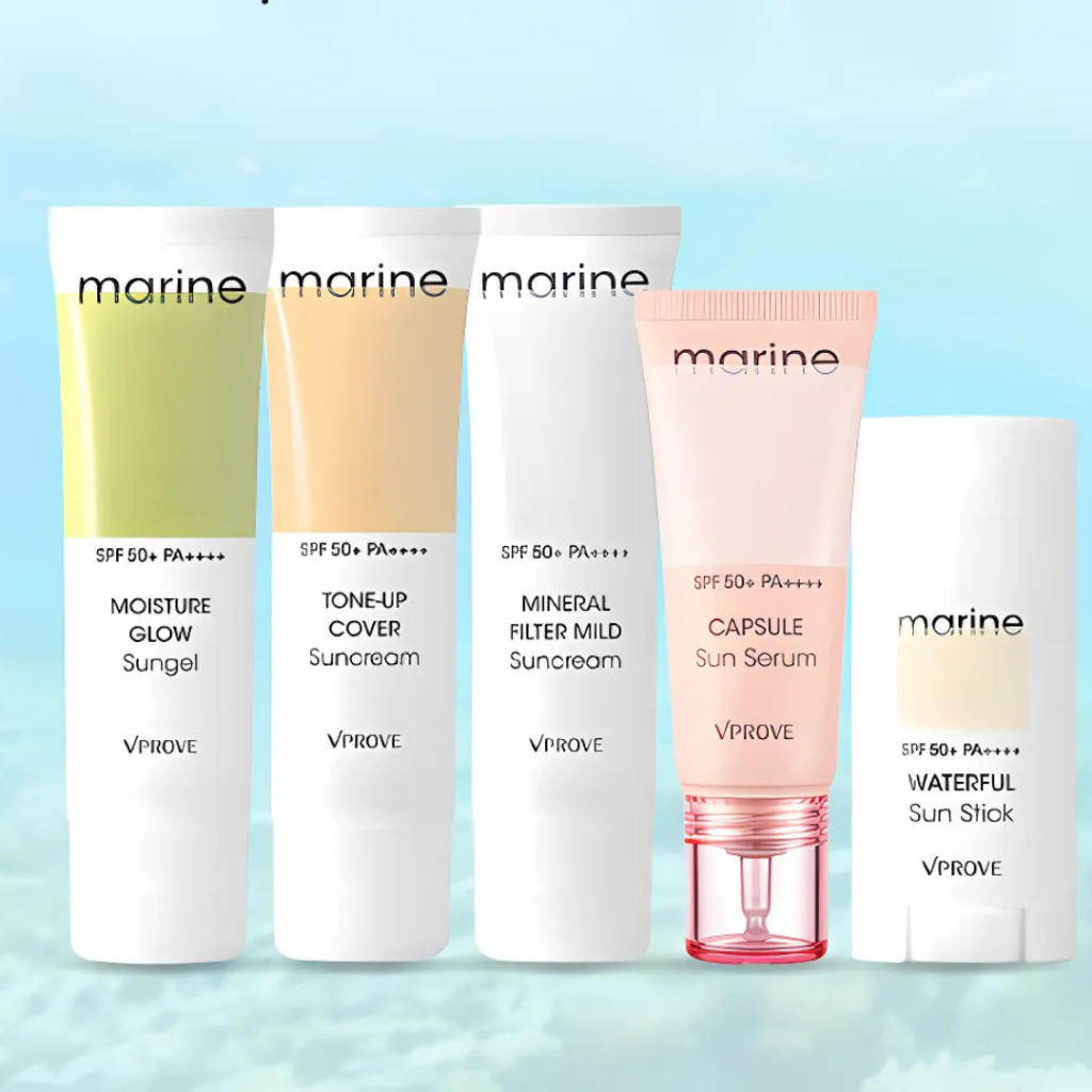 VPROVE Marine Sunscreen SPF50+ PA++++ | Sun Gel, Suncream, Sun Serum ...