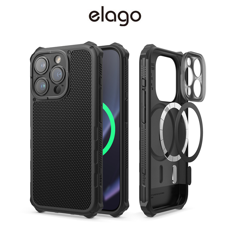 elago iP15 Pro & Pro Max Magnetic Armor Case Compatible for Apple ...