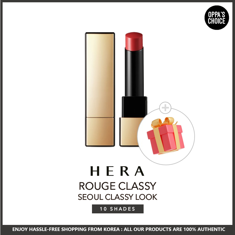 [BLACKPINK JENNY'S PICK] HERA ROUGE CLASSY LIP STICK 3.5g +gifts ...