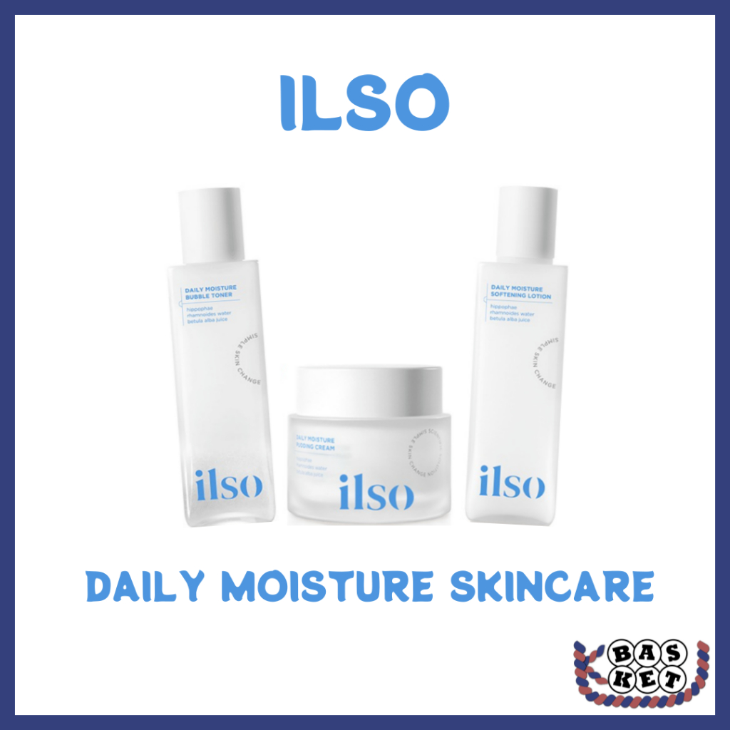 [ILSO] Daily Moisture Toner Skincare (Toner, Lotion and Cream) | Shopee ...