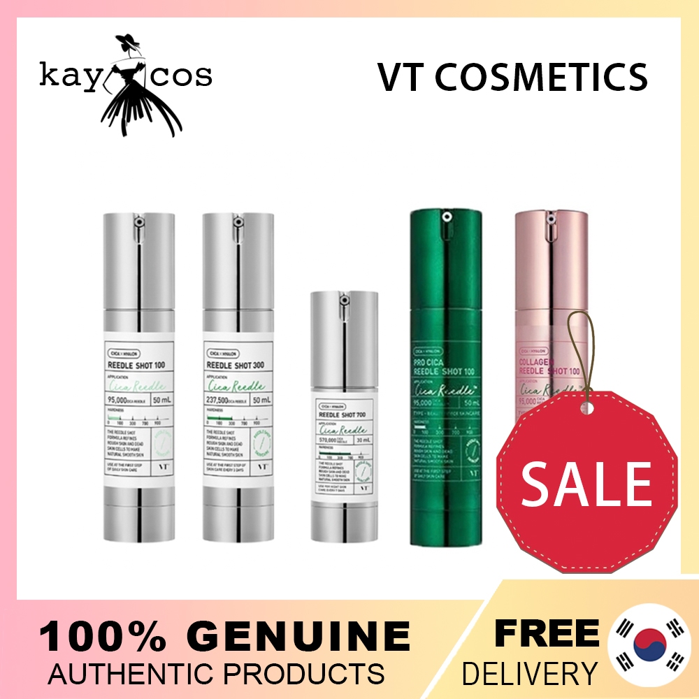 [VT COSMETICS] VT REEDLE SHOT 100/REEDLE SHOT 300/REEDLE SHOT 700/pro cica/ collagen | Shopee ...
