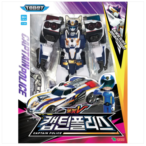 [TOBOT]Captain Police Transforming Robot Police Car | Shopee Malaysia