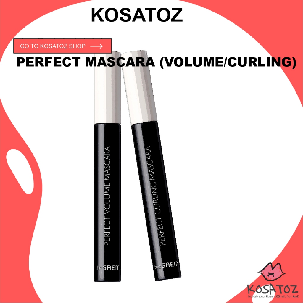 [The Saem] Saemmul Perfect Mascara (Volume / Curling) | Shopee Malaysia