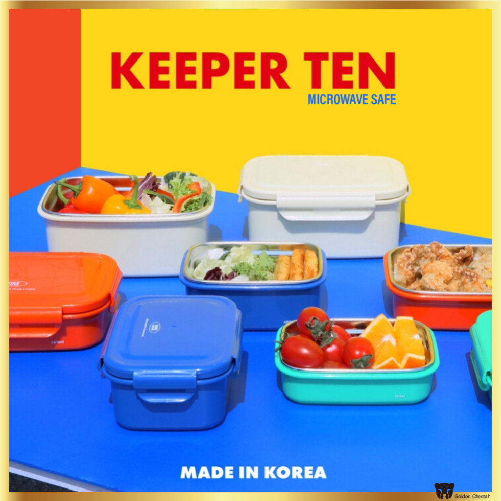 [Made in Korea] LIVING CREATOR Microwaveable Colorful Double Stainless ...