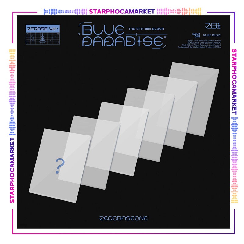 ZEROBASEONE - 5th Mini Album BLUE PARADISE Zerose Ver. Random | Shopee Malaysia
