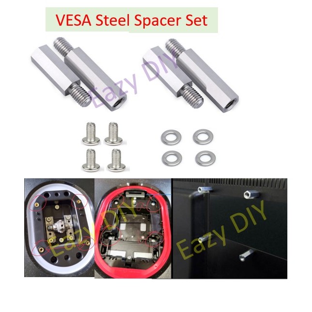 VESA Spacer Set For Monitor Mounting (4pcs + screws) | Shopee Malaysia