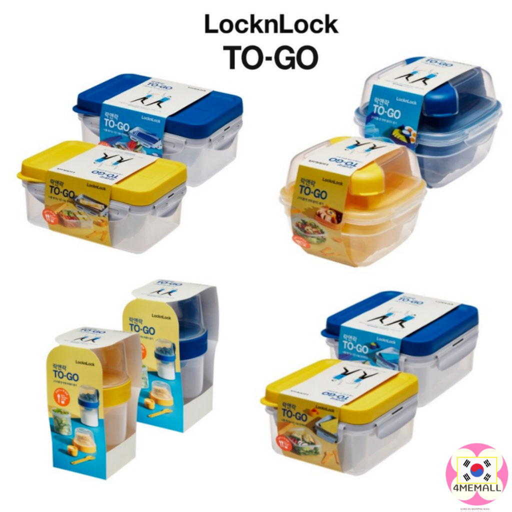 LocknLock To Go Lunch Box To way Salad Container Food Storage Food ...