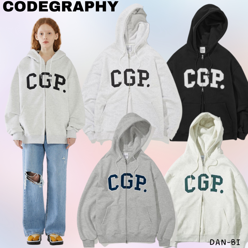 [CODEGRAPHY] CGP ARCH LOGO HOODIES / 5COLOR / 100% ORIGINAL / KOREA PRODUCT | Shopee Malaysia