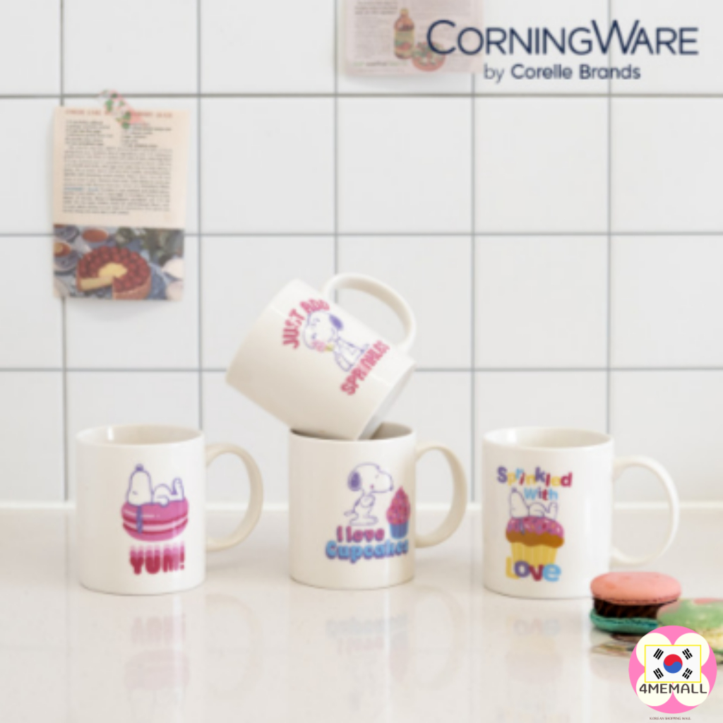 CORELLE CORNINGWARE by Corelle Brands × Peanuts Snoopy Cake Macaron Mug ...