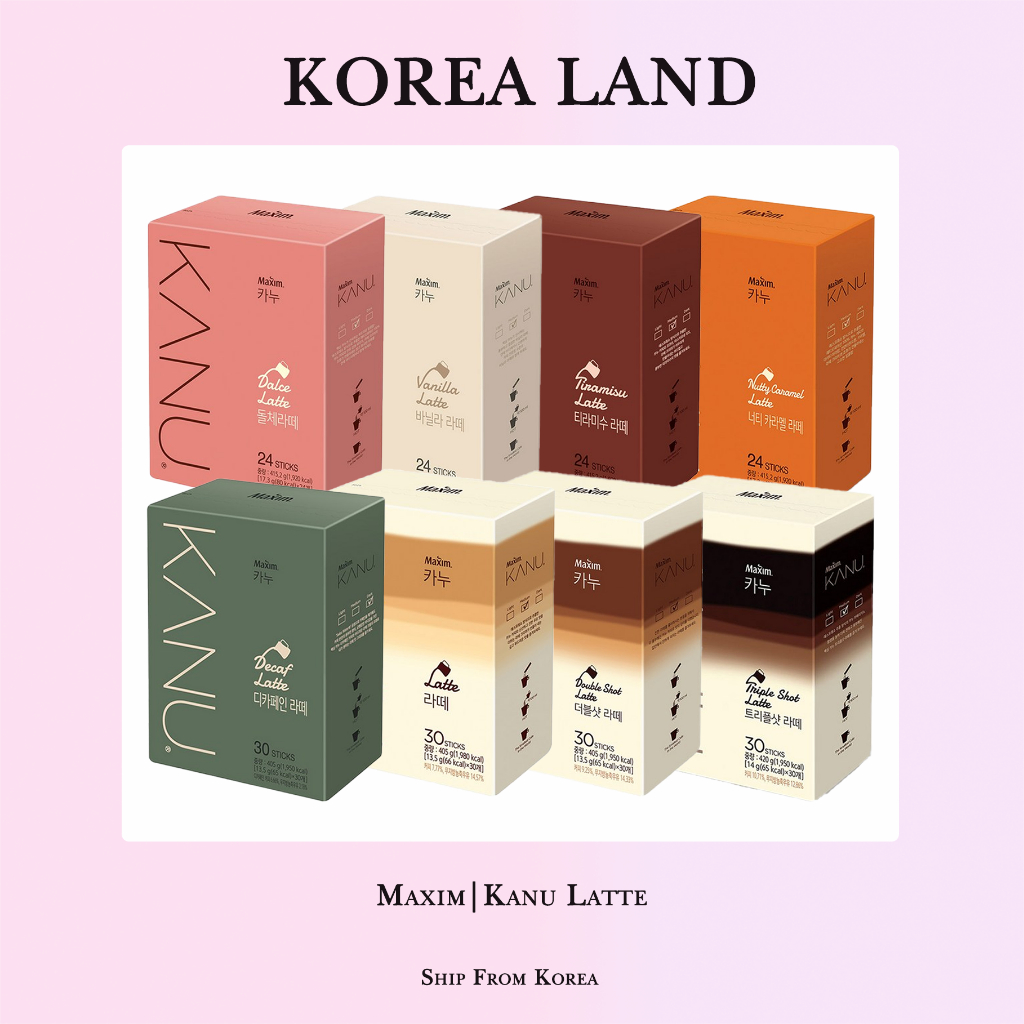 Maxim | Kanu Coffee Kanu Dolce/Vanilla/Tiramisu/Nutty Caramel/Decaf ...
