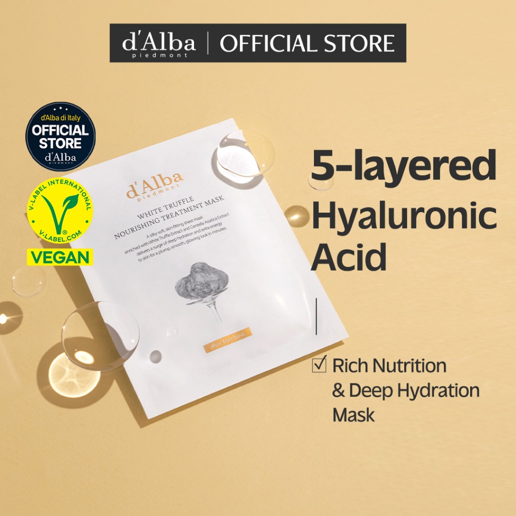 [Official] d'Alba_Store Italian White Truffle Nourishing Treatment Mask ...