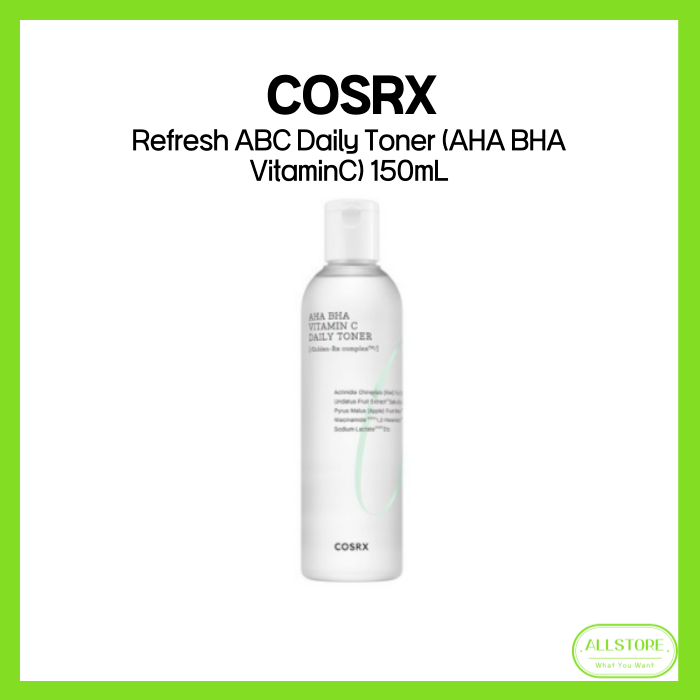 [COSRX] Refresh ABC Daily Toner (150ml) - AHA, BHA, and Vitamin C for a ...