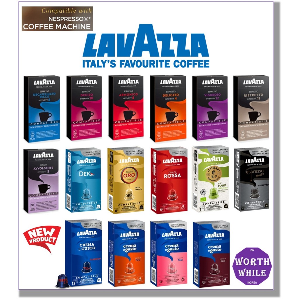 LAVAZZA / ️Big Sale Lavazza Nespresso Compatible Capsules All Types (10 ...
