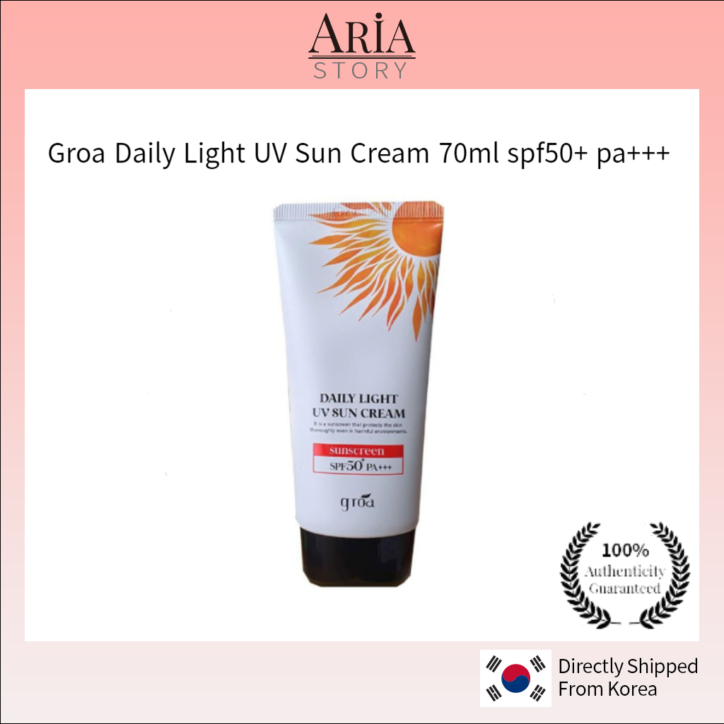 [Korea]Groa Daily Light UV Sun Cream 70ml spf50+ pa+++/ | Shopee Malaysia