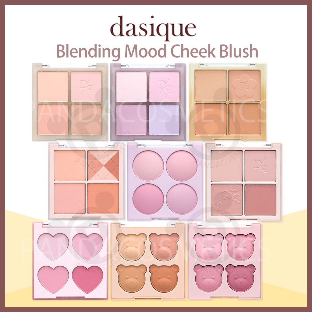 Dasique Blending Mood Cheek Blush (17Types) Beige/Violet Knit/Rose Milk Tea/Teddy bear | Shopee ...