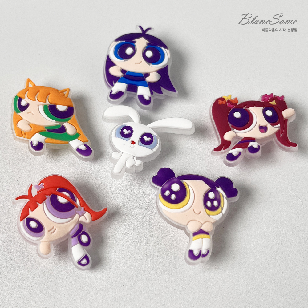 New Jeans X powerpuff girl RABBIT character CROCS JIBBITZ Ver.2 ...