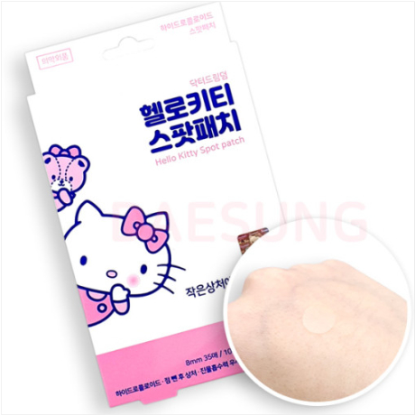 Hello Kitty Spot Patch Hydro Colloid Band (89 pcs) Acne Scar Dot Patch ...