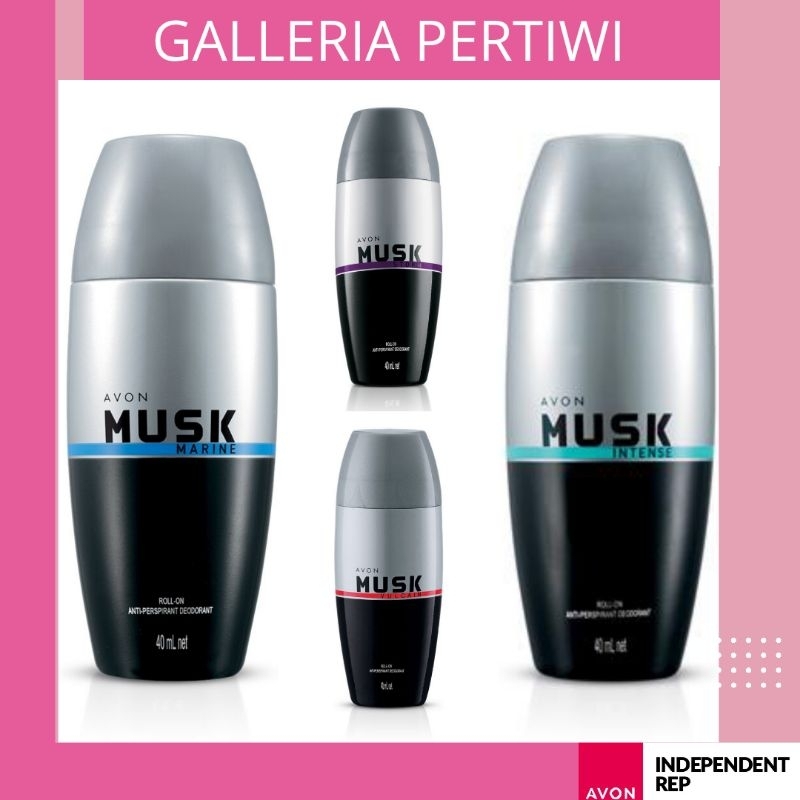 AVON Musk - Anti Perspirant Roll On Deodorant (Marine/Intense/Storm ...