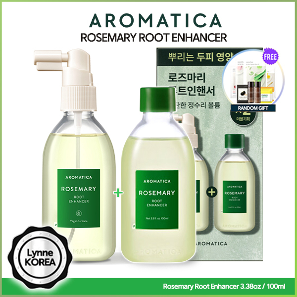 [SET] AROMATICA Rosemary Root Enhancer 100ml + Refill 100ml SET / Hair ...