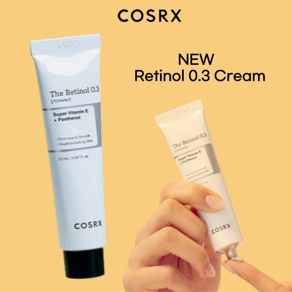 [COSRX] NEW The Retinol 0.3 Cream 20ml | Lifting / Elasticity / Pores / Wrinkes / Acne prone ...