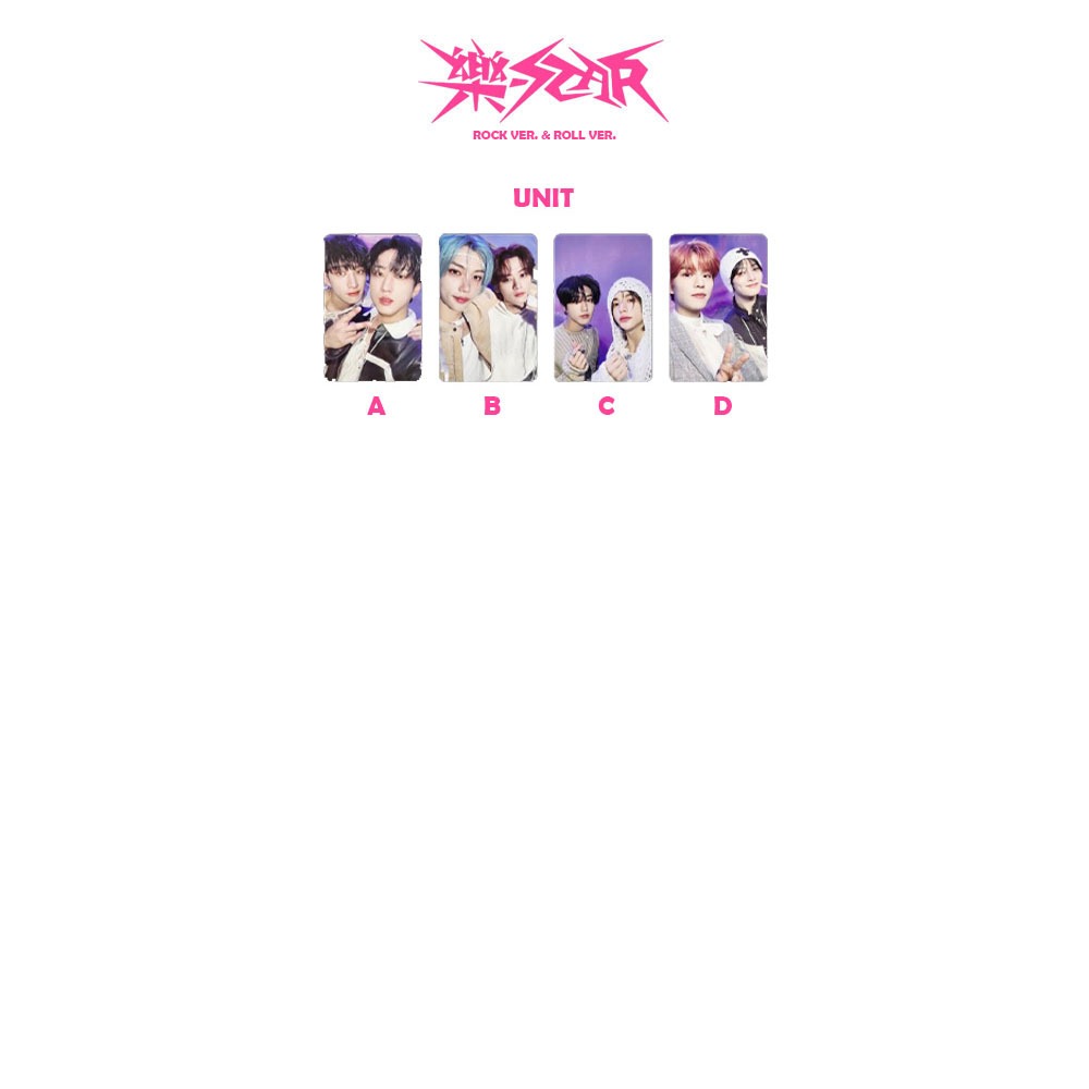 Stray Kids - 樂-STAR ROCK-STAR Rock & Roll Ver. Unit Photocard | Shopee ...