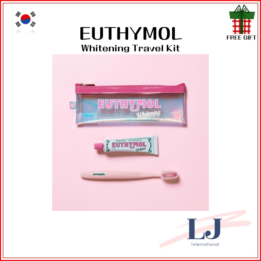 EUTHYMOL Whitening Travel Kit(Whitening Toothpaste 40g+Whitening Tooth ...