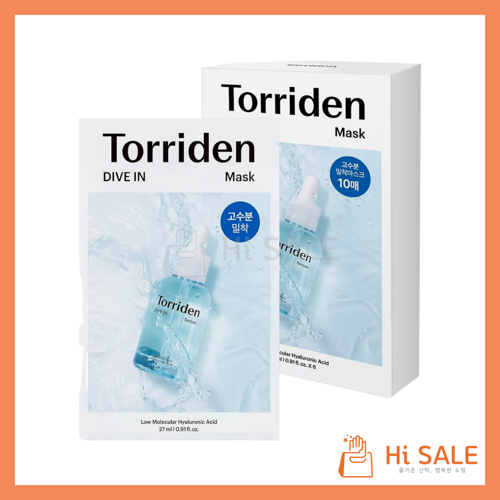 TORRIDEN DIVE-IN Low Molecular Hyaluronic Acid Mask Sheet 27ml | Shopee ...