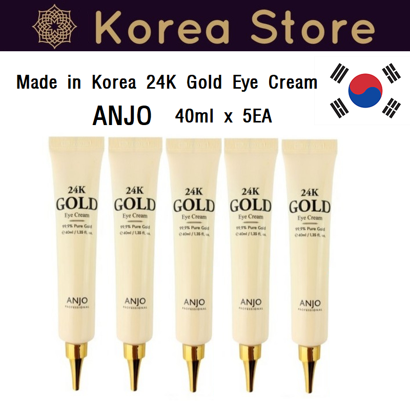Made in Korea ANJO 24K Gold Eye Cream (40mlx5EA) | Shopee Malaysia
