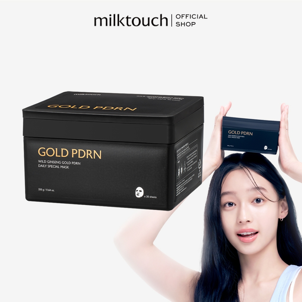 [milktouch] Wild Ginseng Gold PDRN Daily Special Mask (30pcs) | Shopee Malaysia