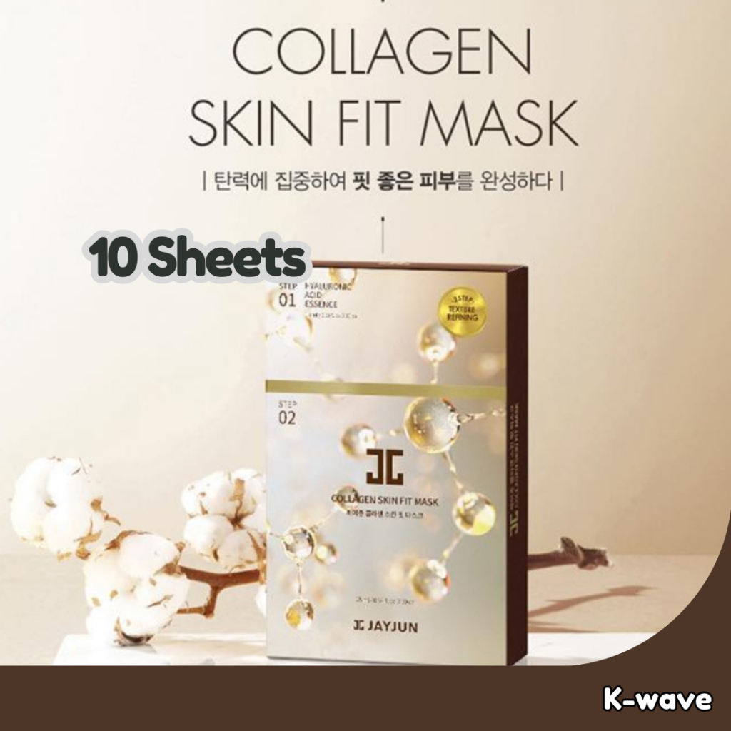 Jayjun Collagen Skin Fit Elasticity Enhancement Mask Pack 10 Sheets(1 ...