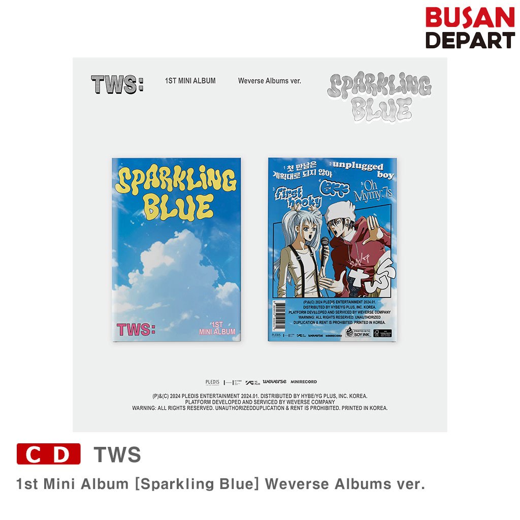 TWS 1st Mini Album [Sparkling Blue] Weverse Albums ver. | Shopee Malaysia