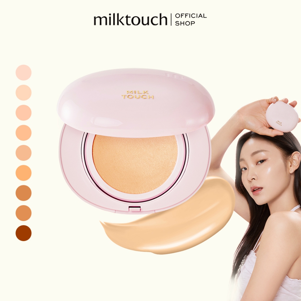 [milktouch]★9 SHADES★ All-Day Skin Fit Milky Glow Cushion 15g | Shopee Malaysia