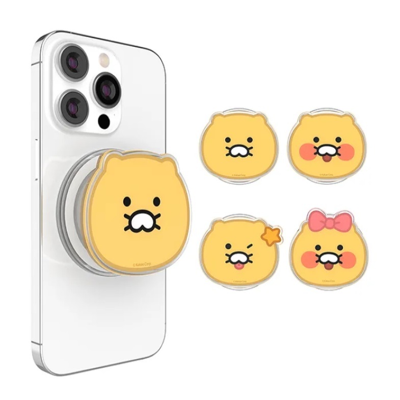 [KAKAO Friends] Korea Cartoon Choonsik Face Magnetic Smart Tok Grip ...