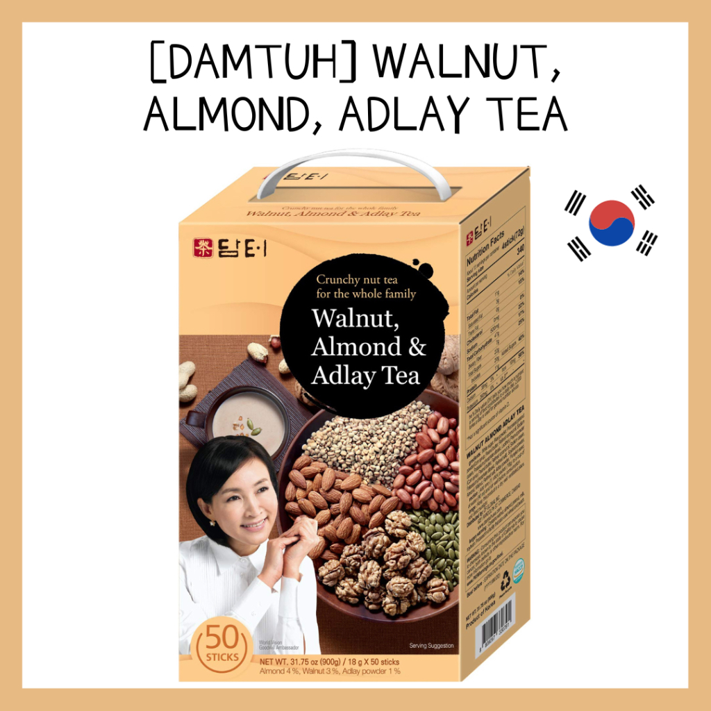 [DAMTUH] All Natural Walnut Almond Adlay Powder Tea / Korean Yulmu tea | Shopee Malaysia