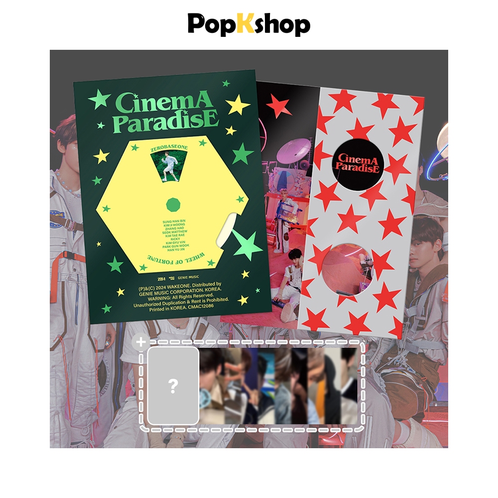 [GIFT] ZEROBASEONE ZB1 4th Mini Album [ CINEMA PARADISE ] Photobook Ver ...