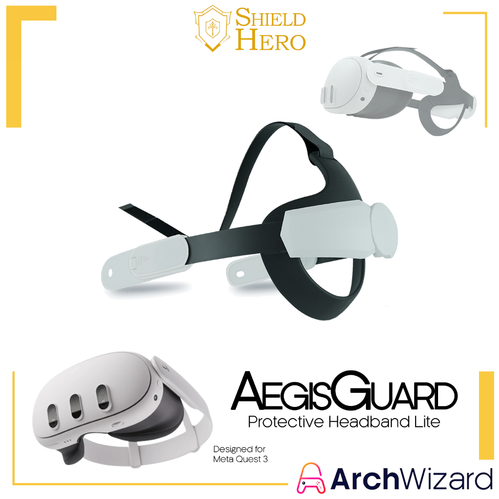 Shield Hero AegisGuard Protective Headband Lite For Meta Quest 3 Meta Quest 3 Accessory ...