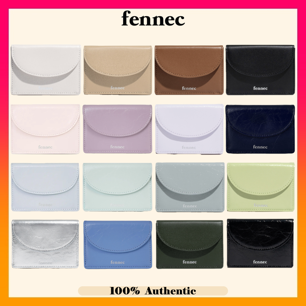 [2025 New Color] Fennec Crinkle Halfmoon Mini Wallet - 15 Colors ...