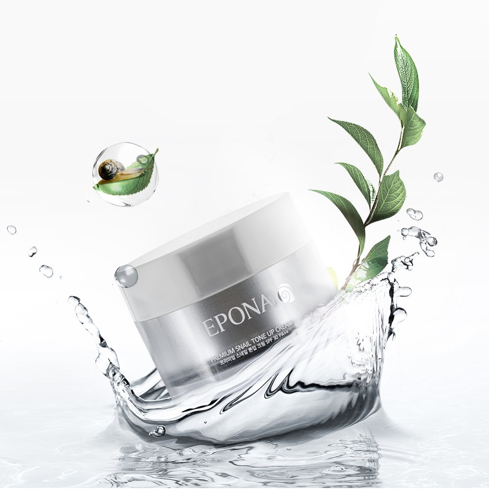 EPONA PREMIUM SNAIL TONE UP CREAM 50ml ★Korea cosmetics★ / Moisturizing ...
