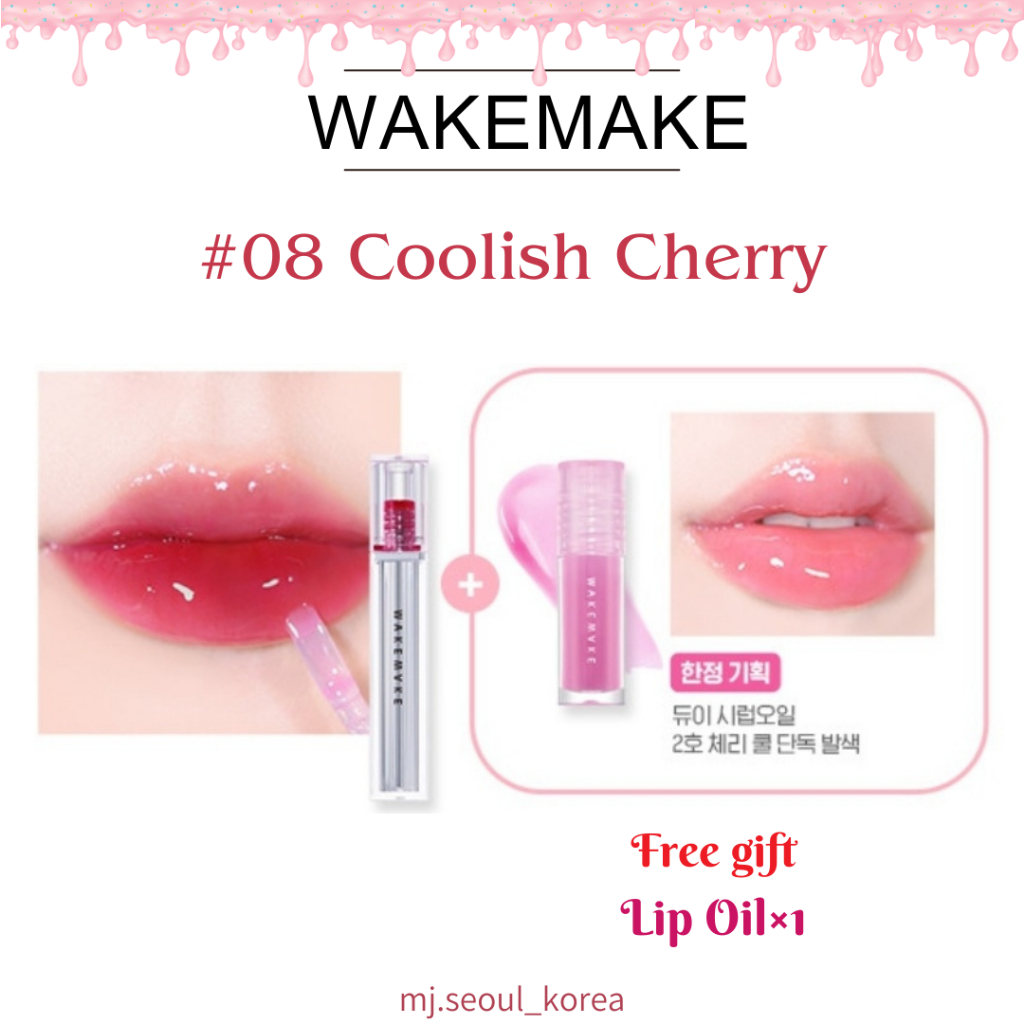 WAKEMAKE Dewy Gel Glow Tint 3g Limited Edition(+Lip Oil) | Shopee Malaysia