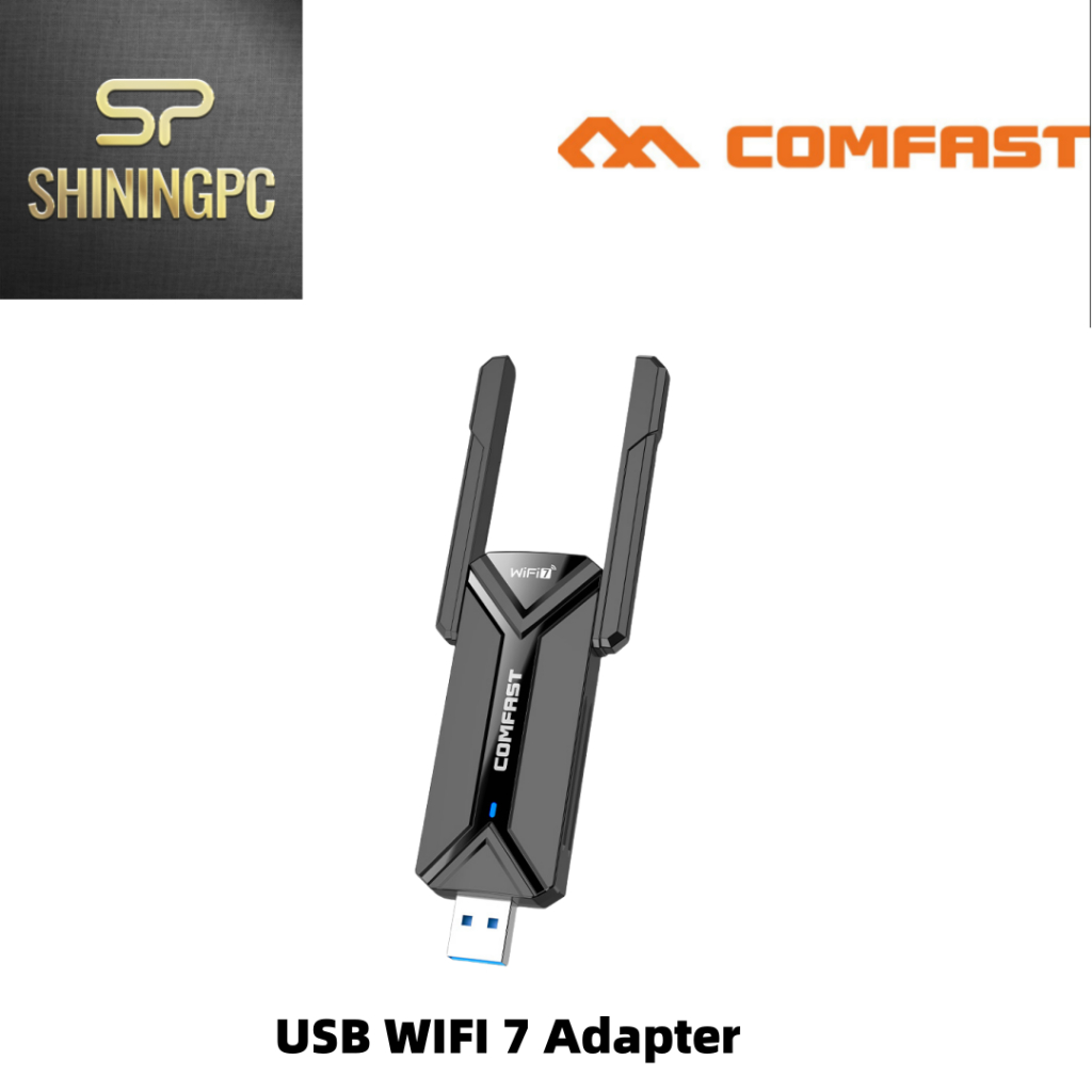 COMFAST CF-983BE 6500Mbps RTL8912AU 802.11BE/AX/AC Tri-Band Gigabit Speed WiFi 7 Wireless USB ...