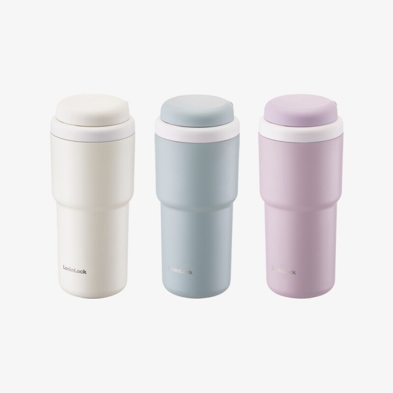 LocknLock Daily Macaron Tumbler 480ml Travel Mug Thermal Thermos Cup ...