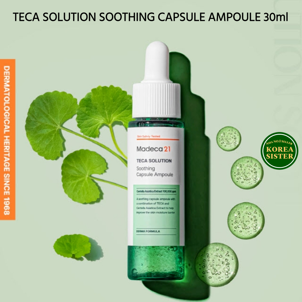 madeca 21 teca solution soothing capsule ampoule 30ml | Shopee Malaysia