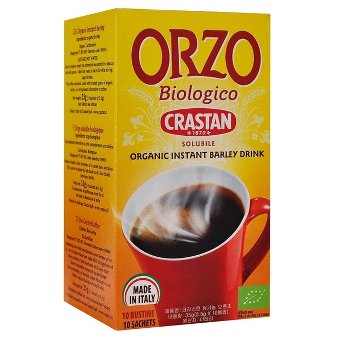 Crastan Organic Instant Barley Orzo 10 Sachet (35g x 10) | Shopee Malaysia