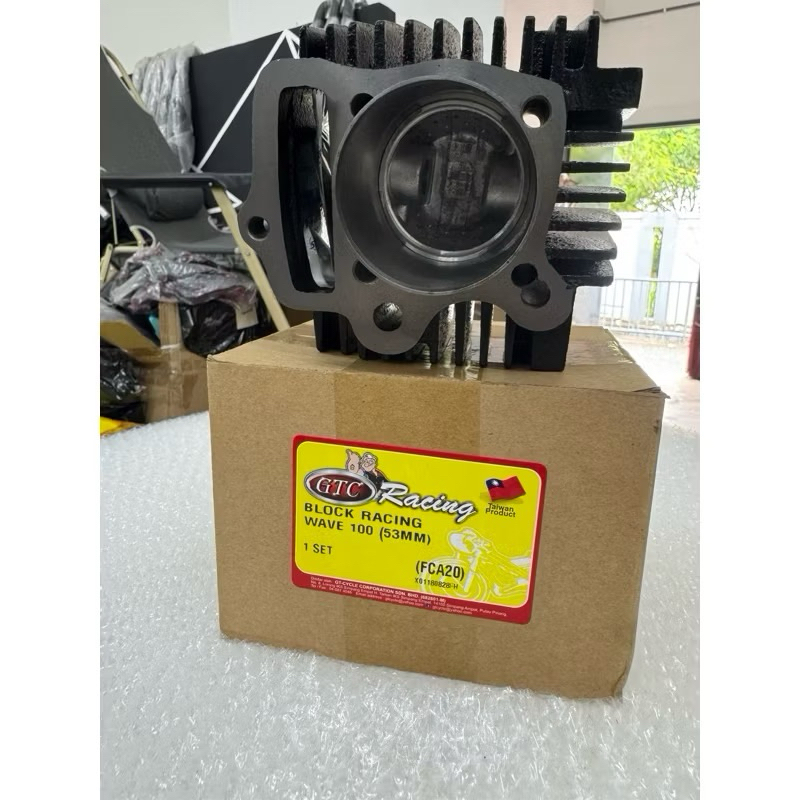 CLEAR STOCK BLOCK RACING BESI WAVE100 DREAM 53MM RACING PISTON BLOCK ...