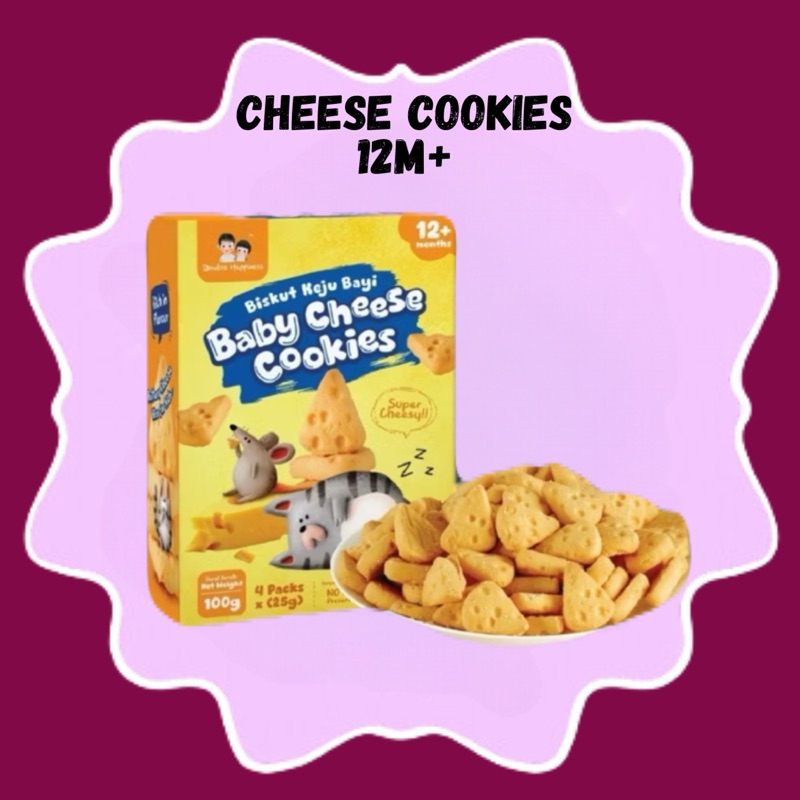 🔥READY STOCK + FREE 🎁🔥 Double Happiness - Babyfood Baby Cookies Buskut ...
