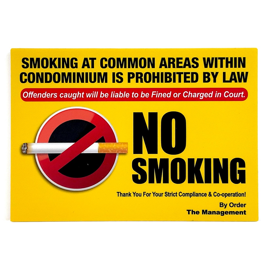NO SMOKING SIGN/SIGNAGE | 210mm x 148mm | NO VAPING SIGN, WARNING SIGN ...