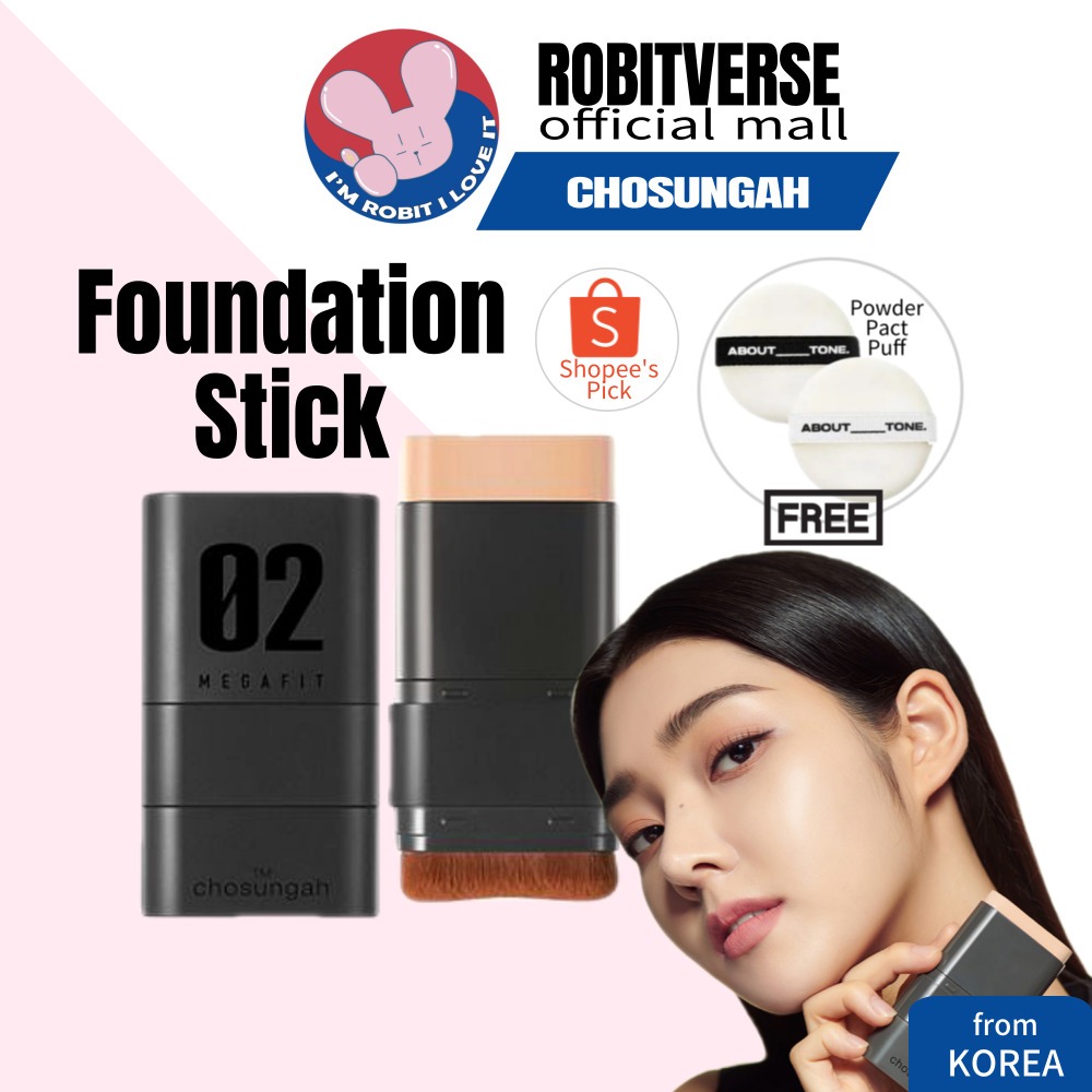 +FREE gift [CHOSUNGAH] MEGAFIT FOUNDATION STICK cushion SPF50+ PA ...