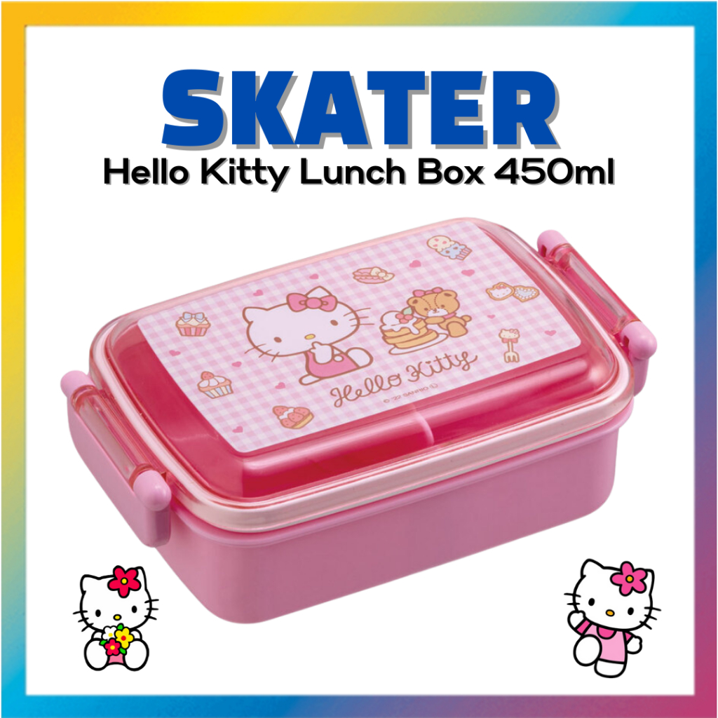 [SKATER] Hello Kitty Dome Shaped Lunch Box Bento 450ml Antibacterial RBF3ANAG Made in Japan ...